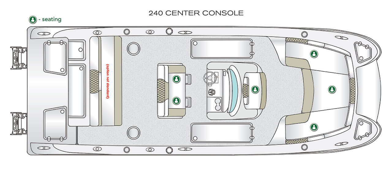 240 STX Center Console - TwinVee